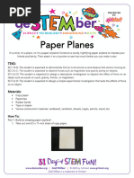 History of Paper Airplanes | PDF | Airplane | Flight