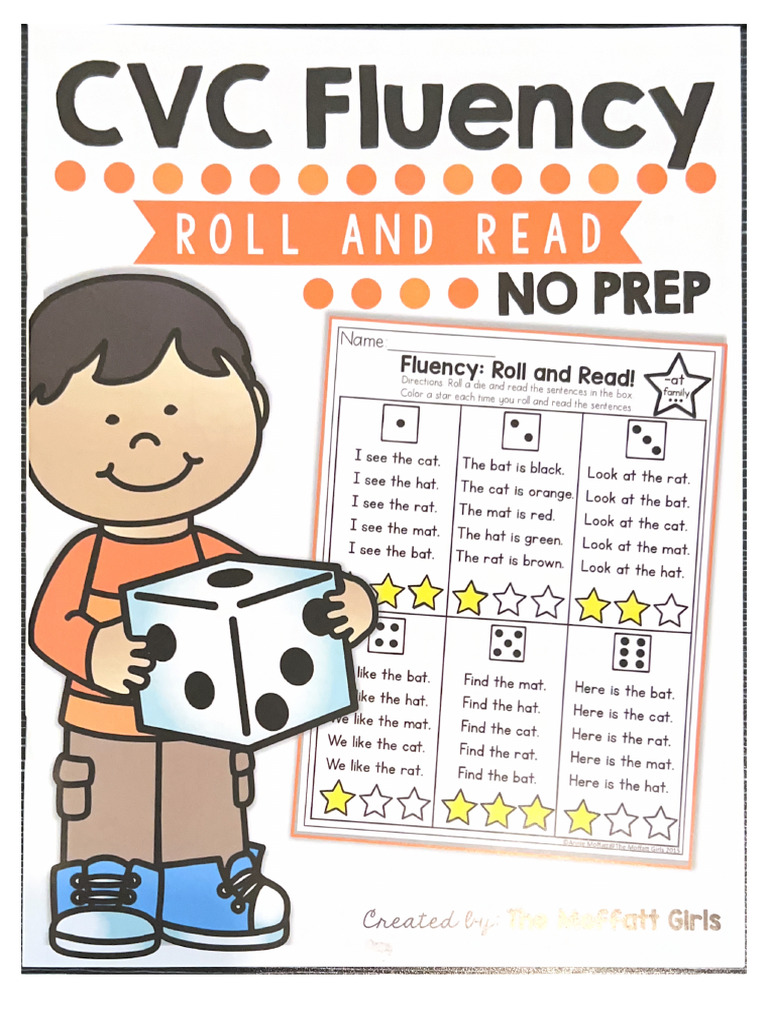 CVC - Roll and Read | PDF