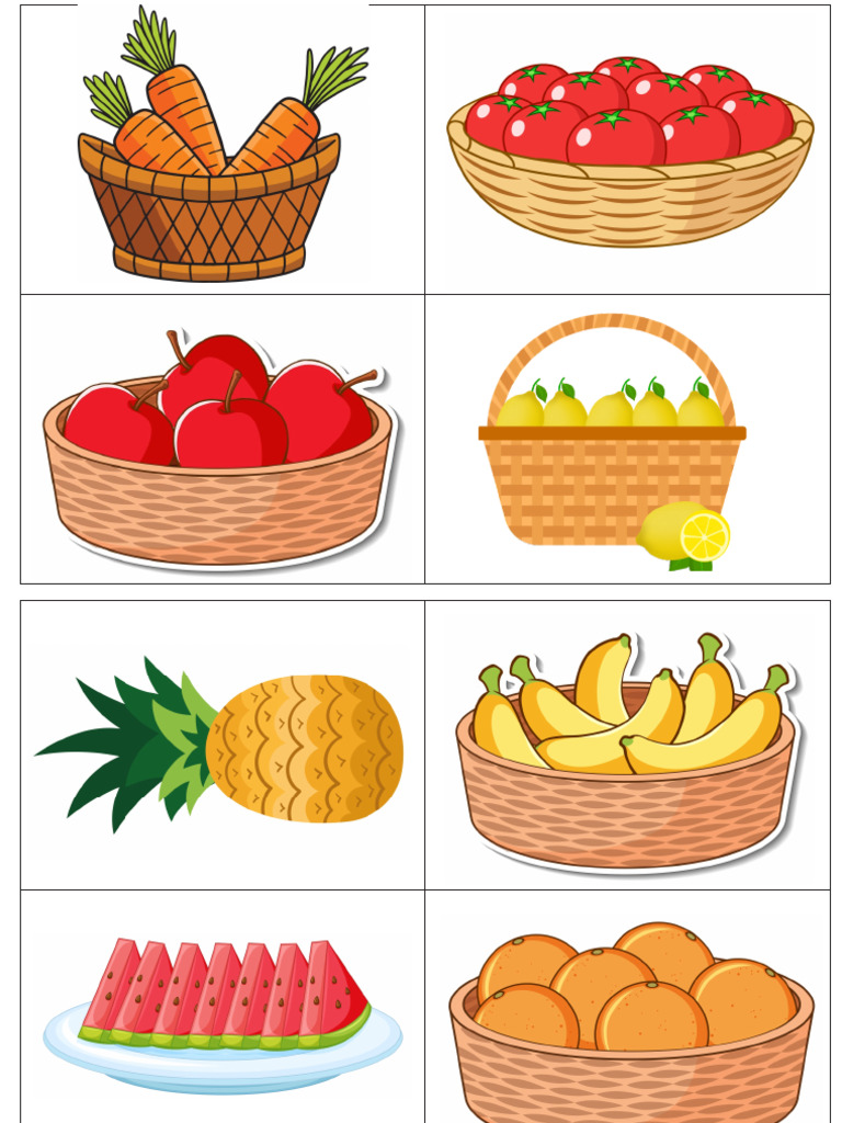 Flashcards Fruits | PDF