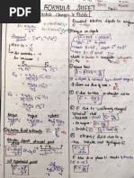 Electromagnetic Induction Emi Class 12 Physics Formula Sheet | PDF