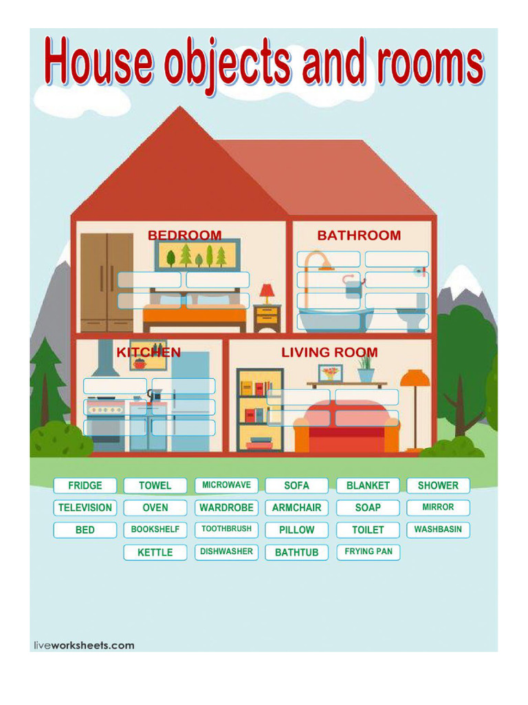 House Objects and Rooms | PDF