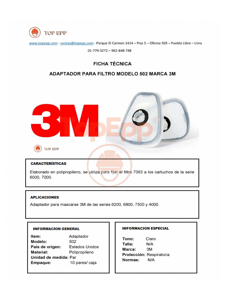 Adaptador 502 3M | PDF