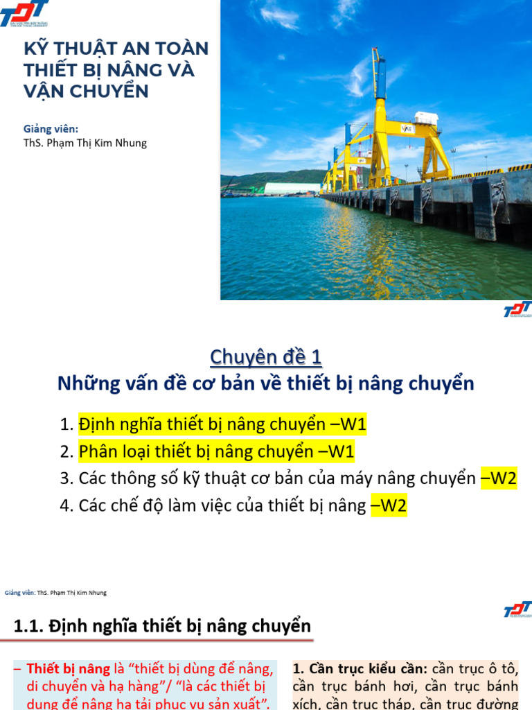 2024 Bai Giang KT VH at Thiet-Bi-Nang Tdtu w1-w5 | PDF