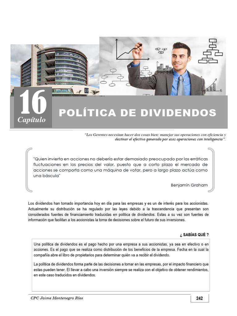 Tema 2 - Política de Dividendos | PDF | Compartir (Finanzas) | Dividendo