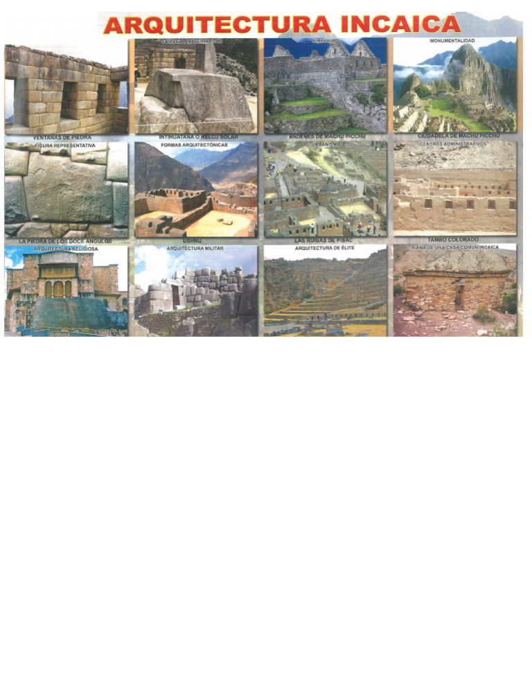 Arquitectura Incaica | PDF