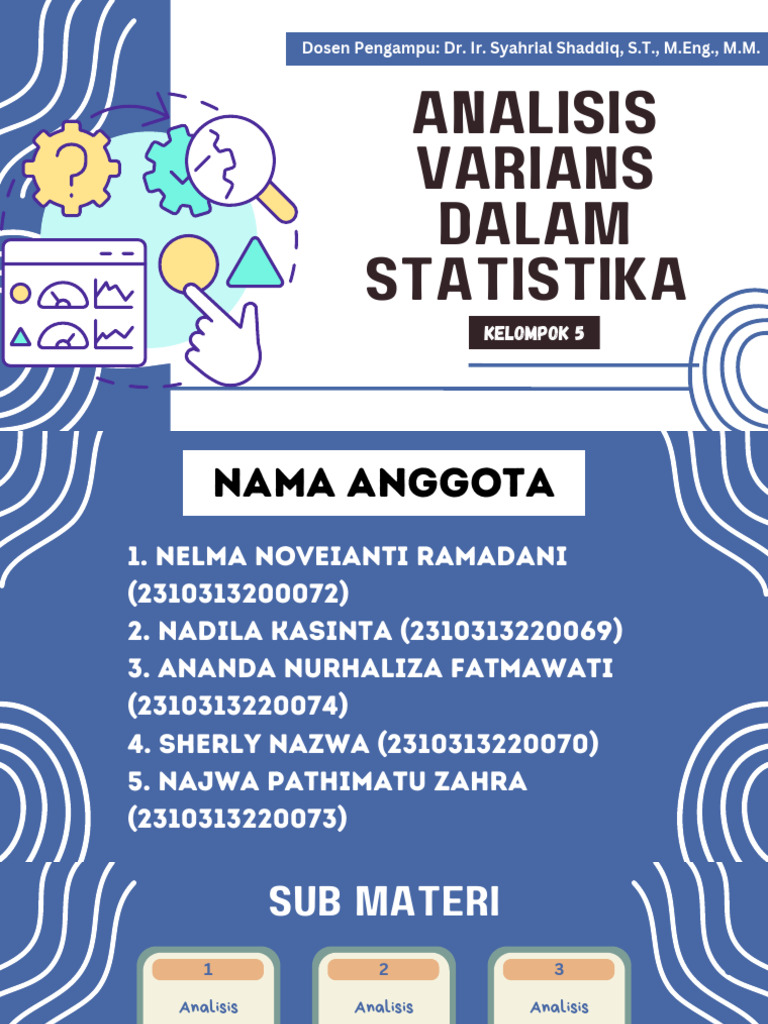 Analisis Varians Satu dan Dua Jalan | PDF