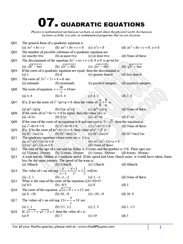 Class 10 Objective Maths_2 | Download Free PDF | Area | Triangle