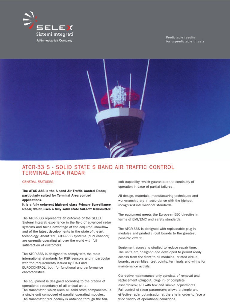 Atcr 33 | PDF | Radar | Microwave Technology