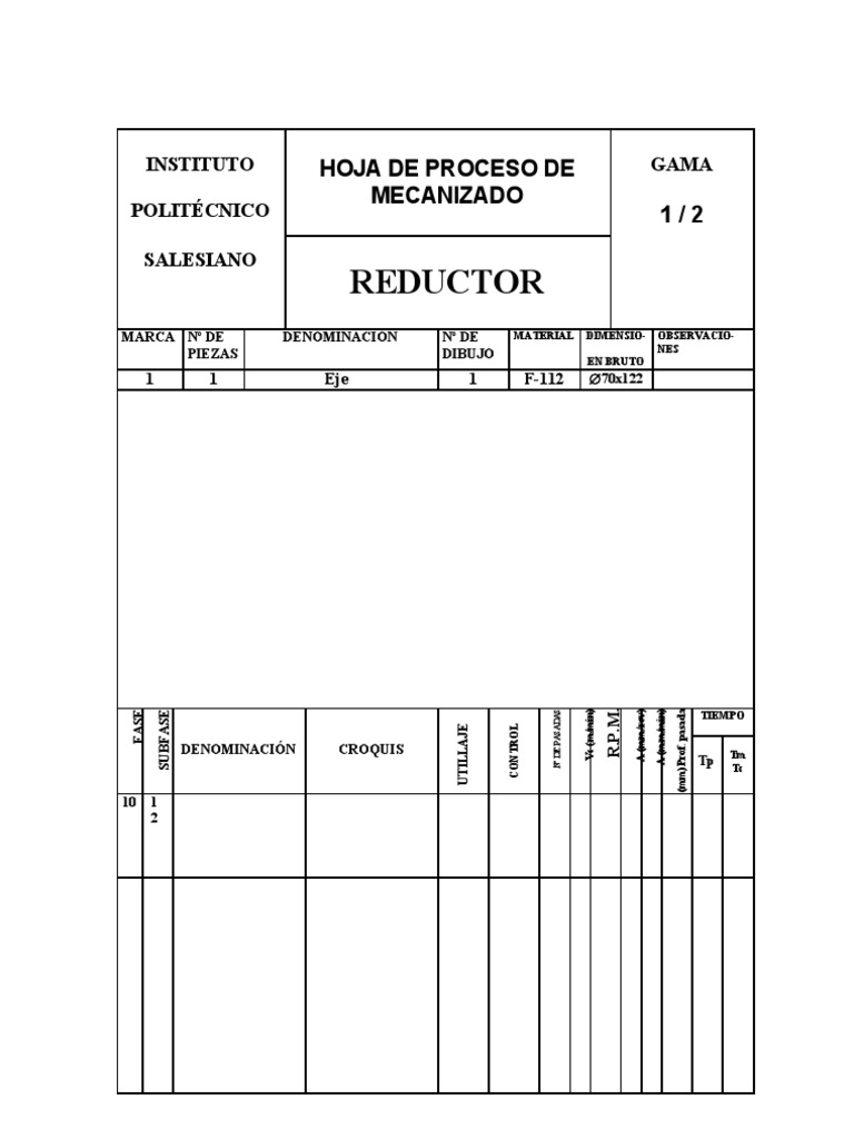 Hoja De Procesos Mecanica Perforar Mecanizado - vrogue.co Hoja De Procesos Mecanica Perforar Mecanizado - vrogue.co