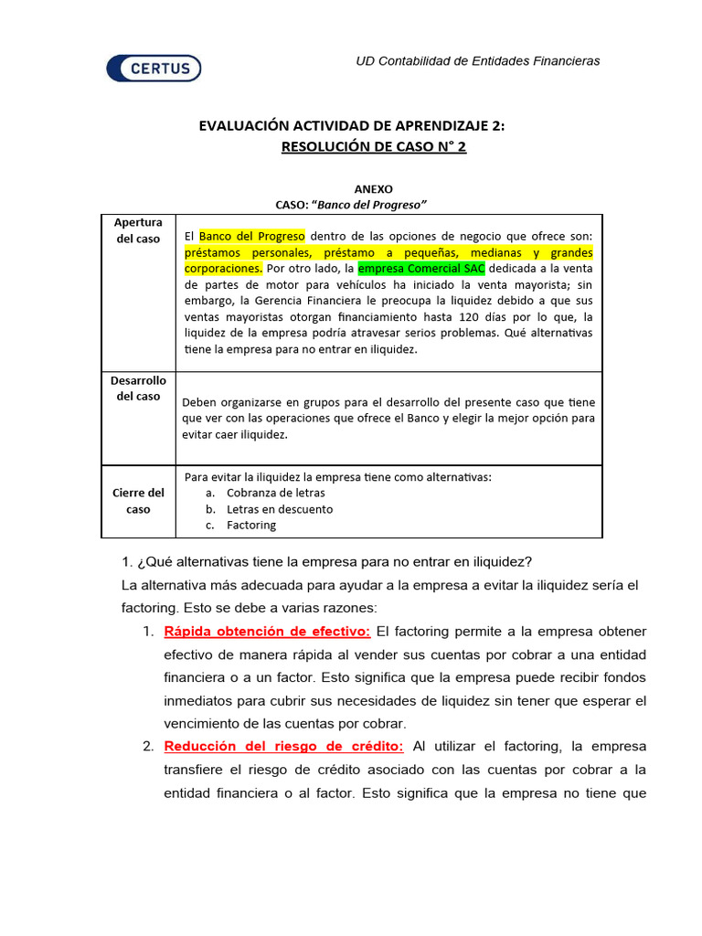Lineamientos de Evaluación AA2 | PDF | Bancos | Préstamos
