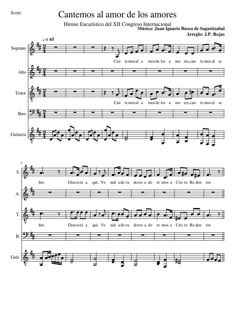 Cantemos Al Amor de Los Amores | PDF