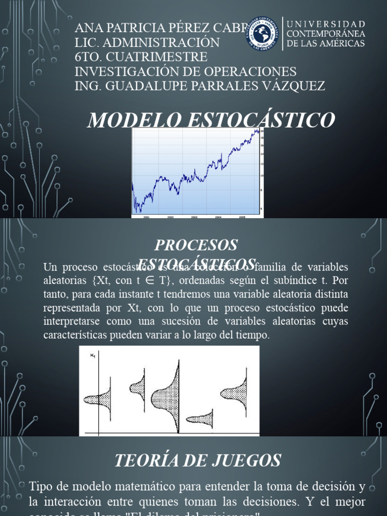 Procesos Estocásticos y Teoría de Juegos | PDF | Métodos y materiales ...
