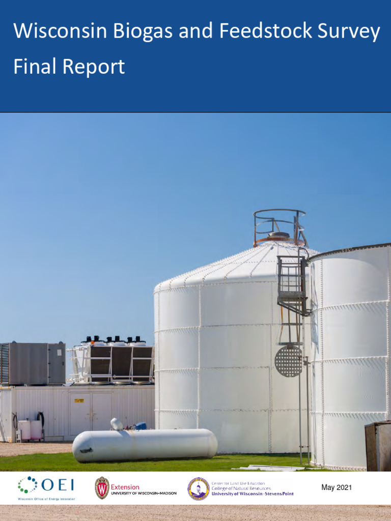 2021_WI_Biogas_Feedstock_Survey_Report_Final_sharepoint | PDF | Anaerobic Digestion | Biogas