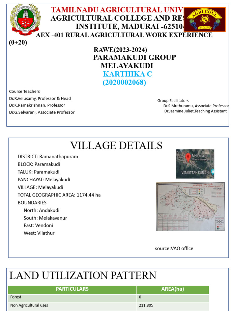 Village profile | Download Free PDF | Cotton | Agriculture