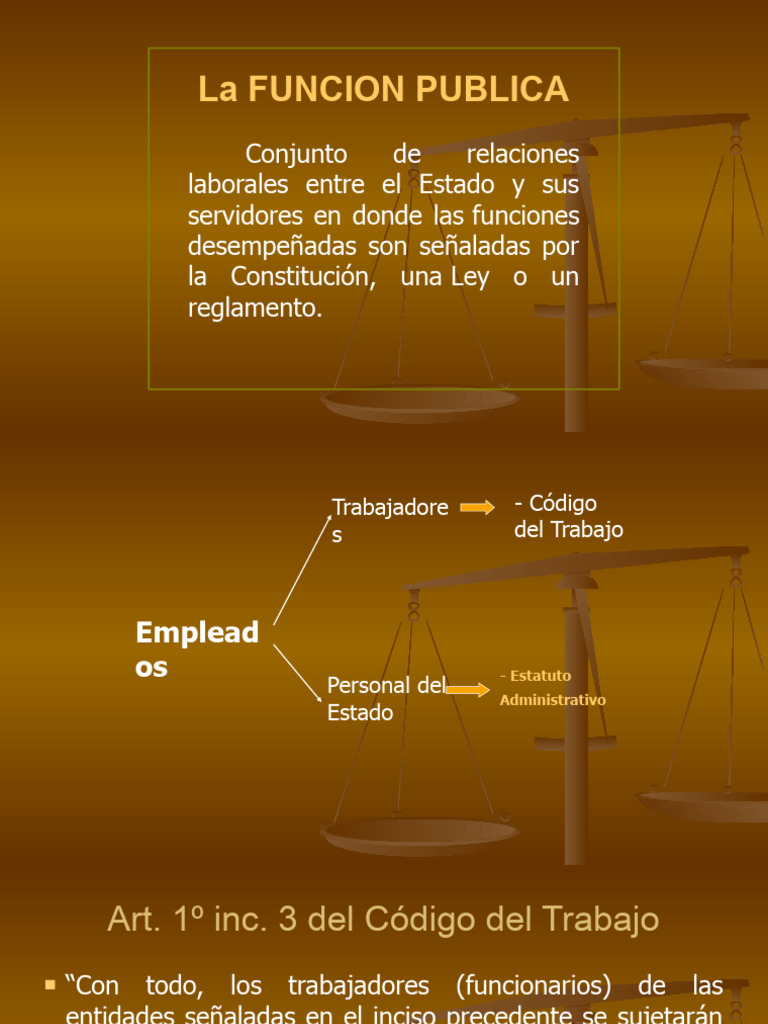 La FUNCION PUBLICA | PDF | Servicio Civil | Gobierno