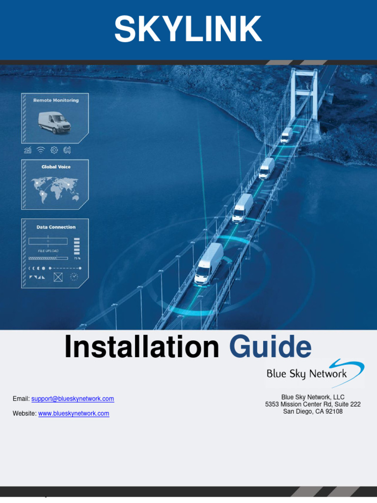 Iridium Skylink 5100 Land Installation Guide | PDF | Antenna (Radio) | Cloud Computing