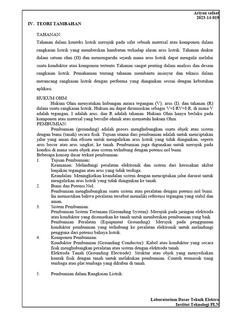 Teori Tambahan Modul 4 | PDF | Sains & Matematika