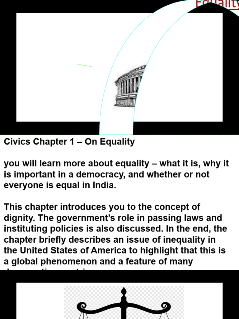 Grade 7 Civ.chapter 1 on Equality | PDF | Social Equality | Justice