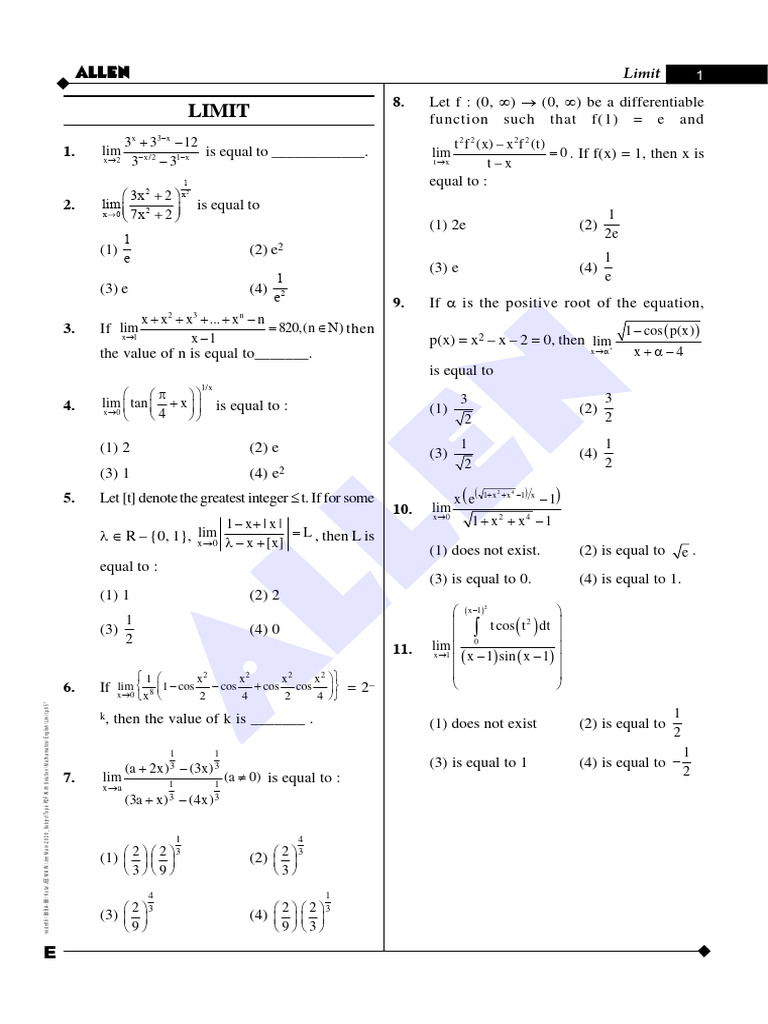 Limit | PDF | Mathematical Objects | Mathematics