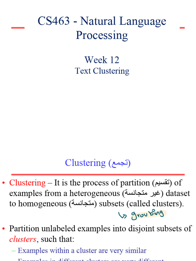 12 Text Clustering | PDF | Cluster Analysis | Artificial Intelligence 12 Text Clustering | PDF | Cluster Analysis | Artificial Intelligence