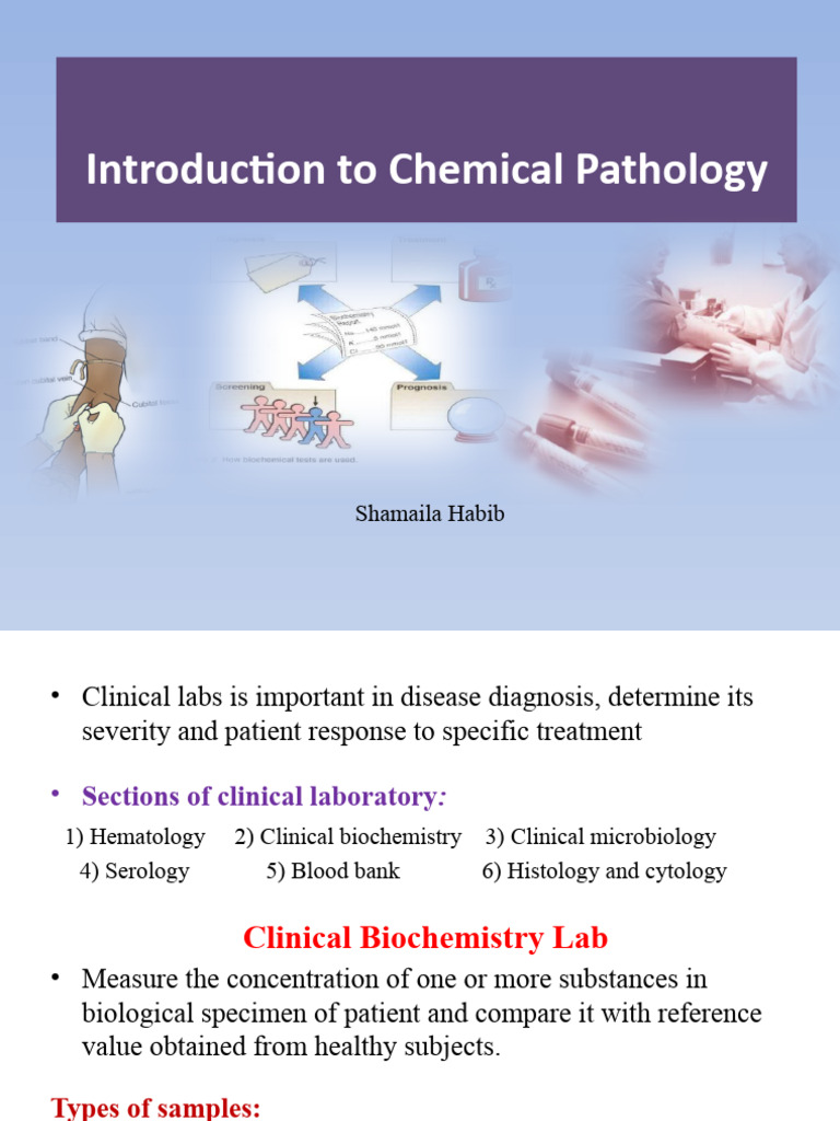 Introduction To Chemical Pathology | PDF | Blood Plasma | Blood