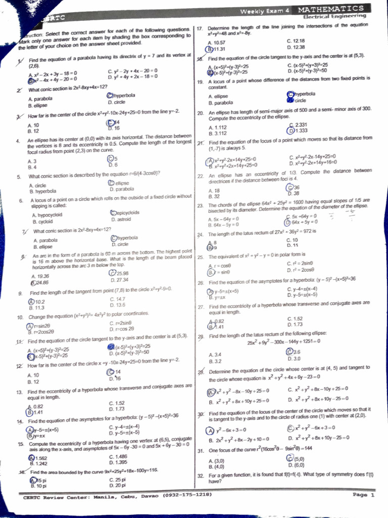 Weekly 4 Examination | PDF