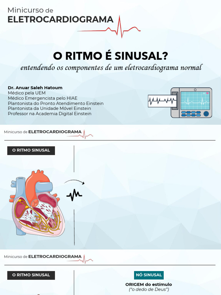 Ecg - o Ecg Normal | PDF | Eletrocardiografia | Coração