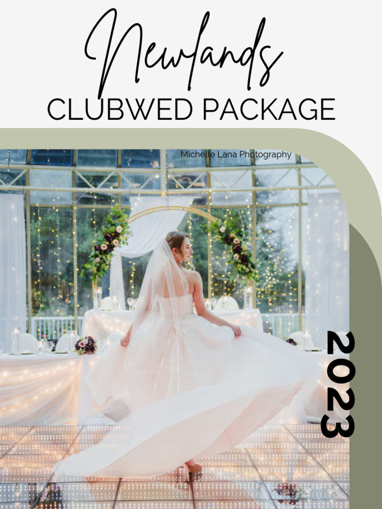 Newlands Club Wed Package - Compressed | PDF | Menu | Cuisine