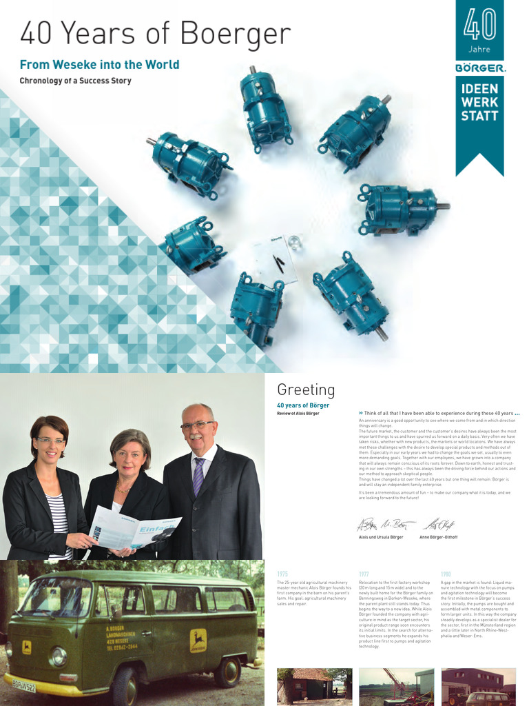 40_Years_of_Boerger_01 | PDF | Pump