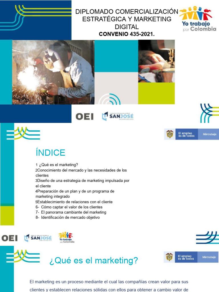 01 Presentacion Diplomado Comercializacion Estrategica 1 | PDF | Marketing | Mercado (economía)