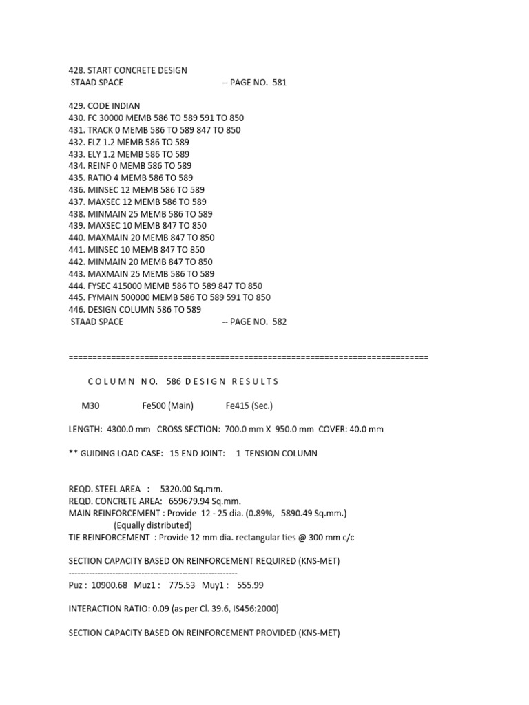 Pedestal &vtie Beam & Raft Design - Calc | PDF | Column | Beam (Structure)
