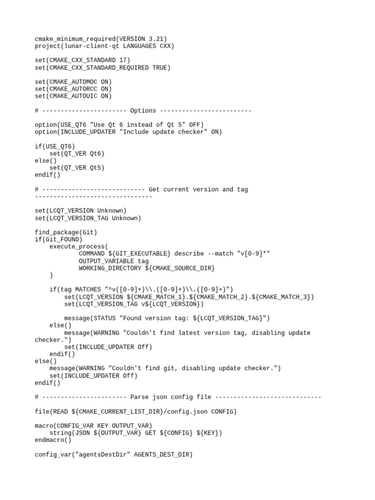 Cmake Lists Pdf System Software Software Engineering