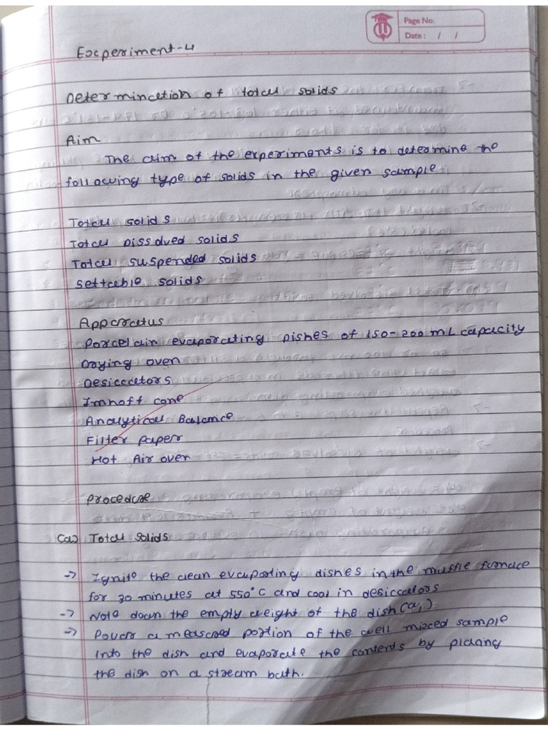 Environment Lab Record Book Part 2 | PDF