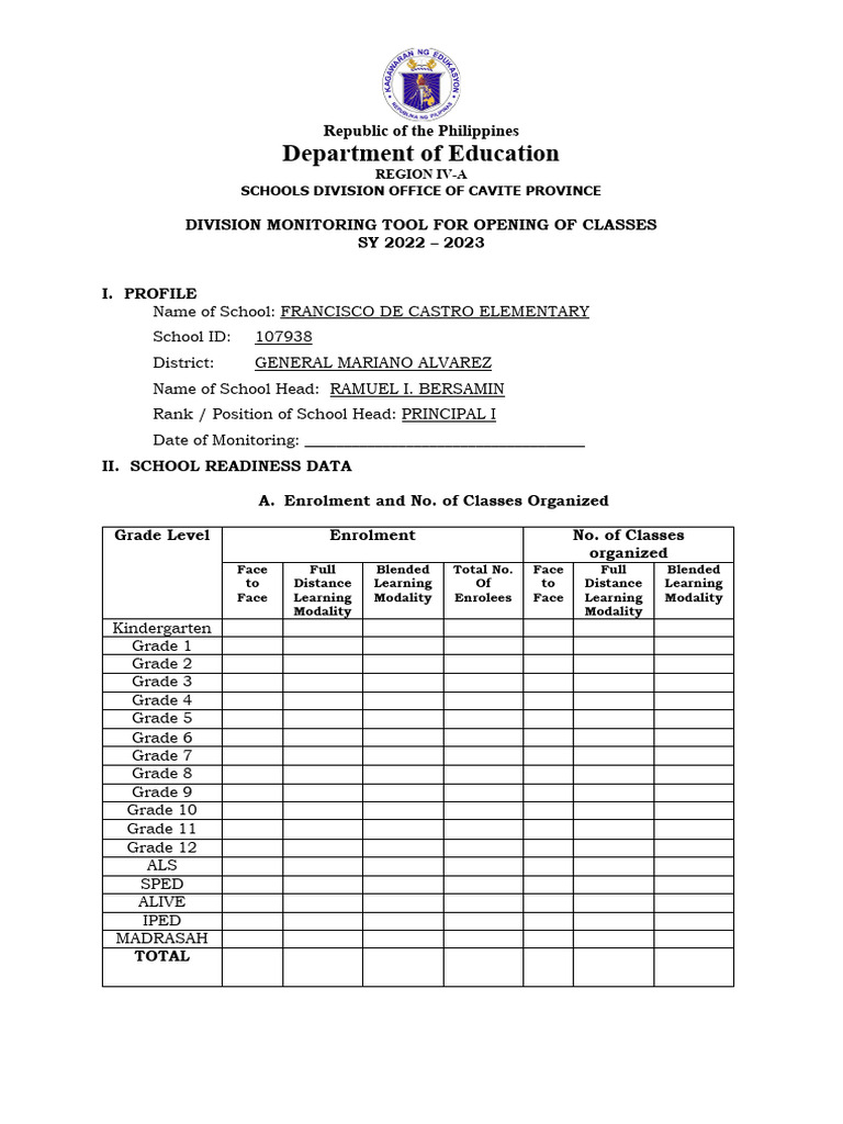 Harmonized-Division-Monitoring-Tool-1 | PDF Harmonized-Division-Monitoring-Tool-1 | PDF