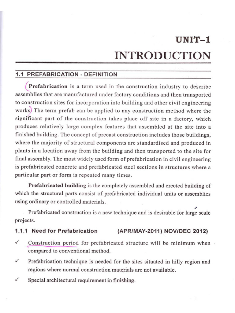 PFS Book - UNIT 1-5 | PDF