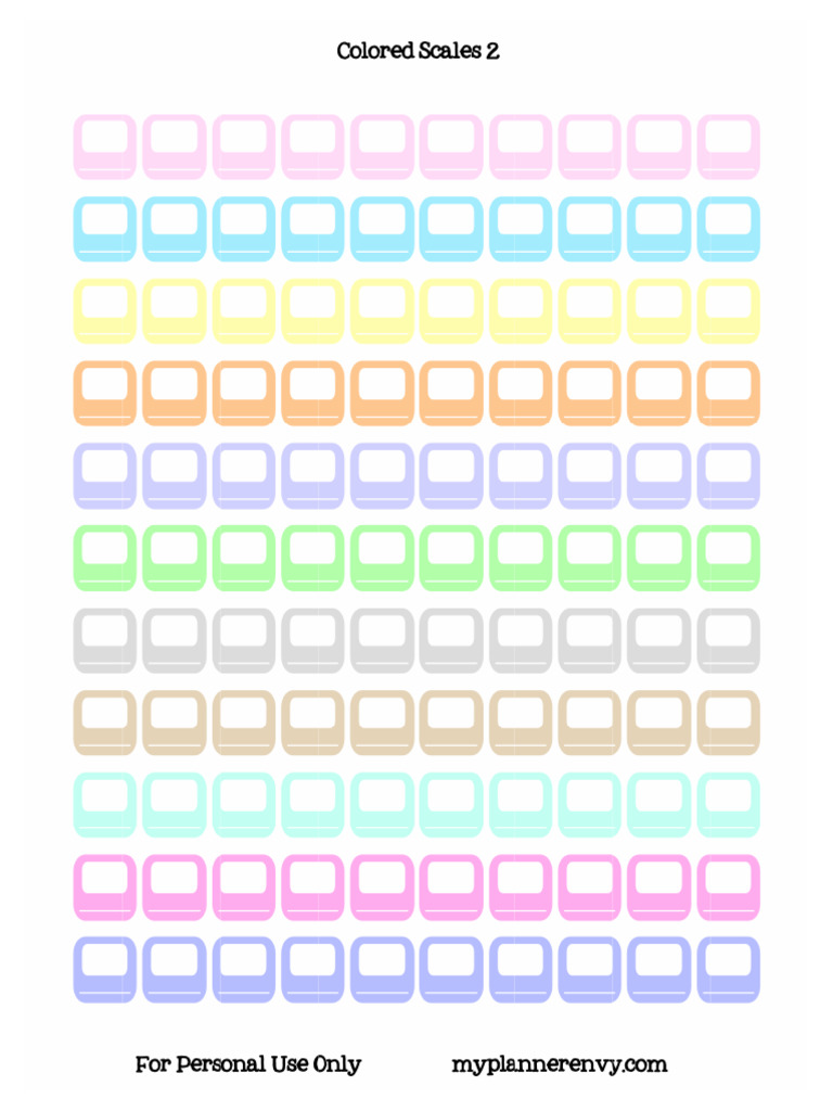 Colored Scales 2 | PDF