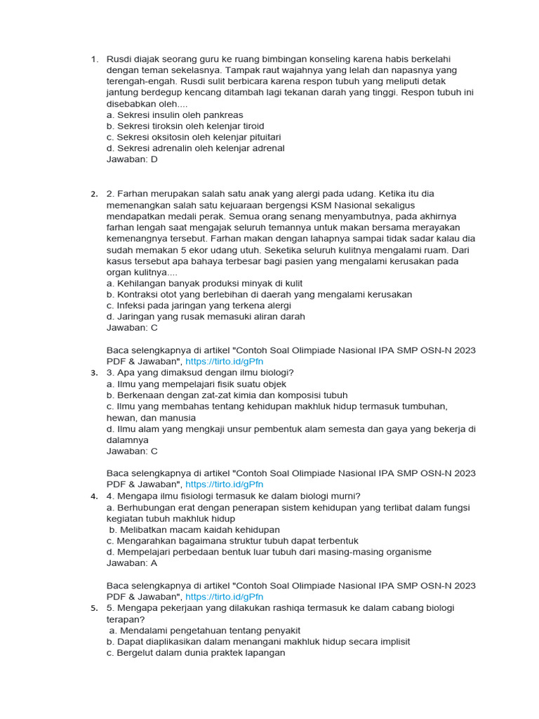 Soal Osn 2024 File | PDF