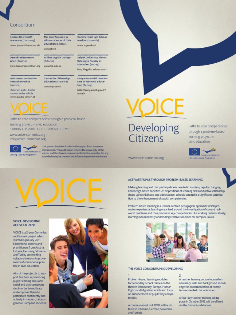 VOICE Flyer in English | PDF | Civics | Estonia