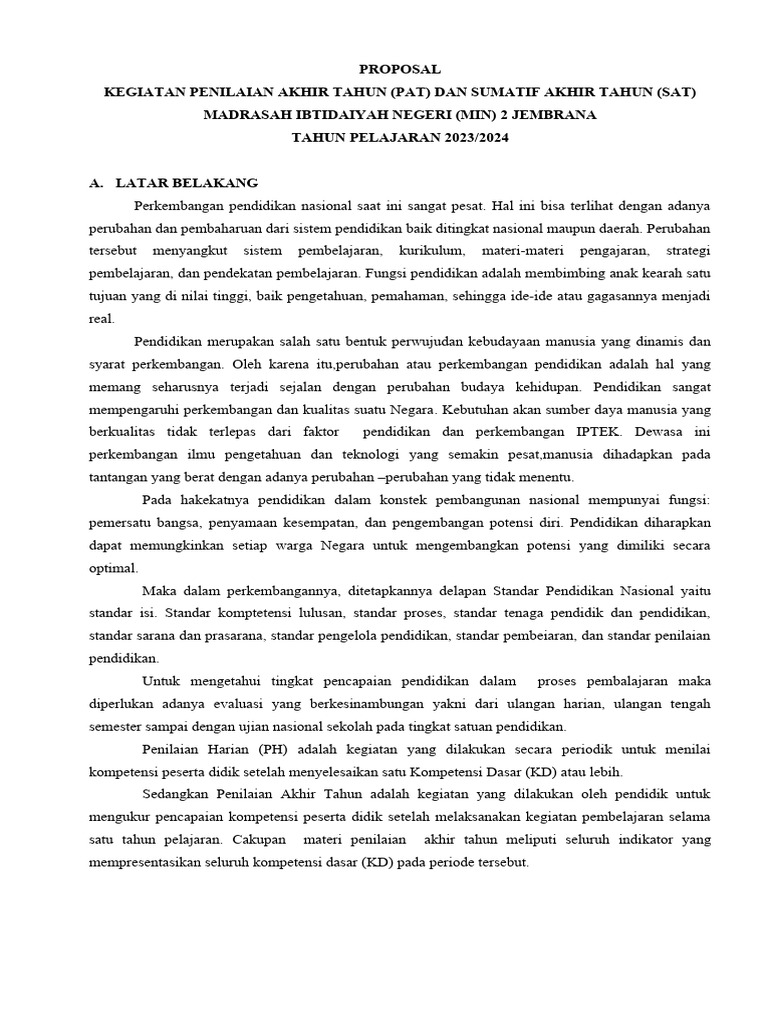 PROPOSAL PAT 2023_2024 (1) | PDF