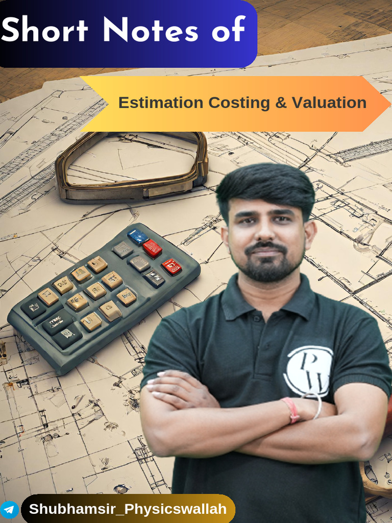 Estimation Costing & Valuation Short Notes | PDF | Depreciation | Life ...