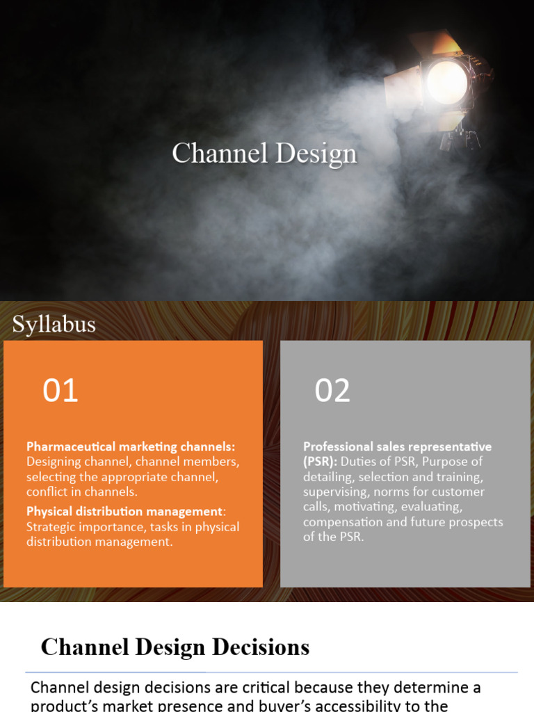 Unit IV 1.2 Channel Design | PDF | Marketing | Market (Economics)