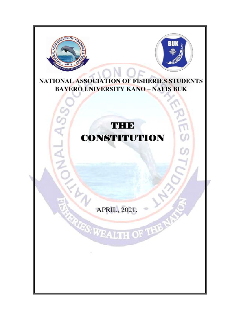Nafis Buk Constitution Final | PDF | Elections | Voting