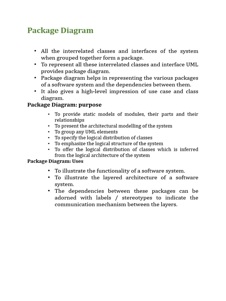 Package Diagram | PDF | System | Unified Modeling Language
