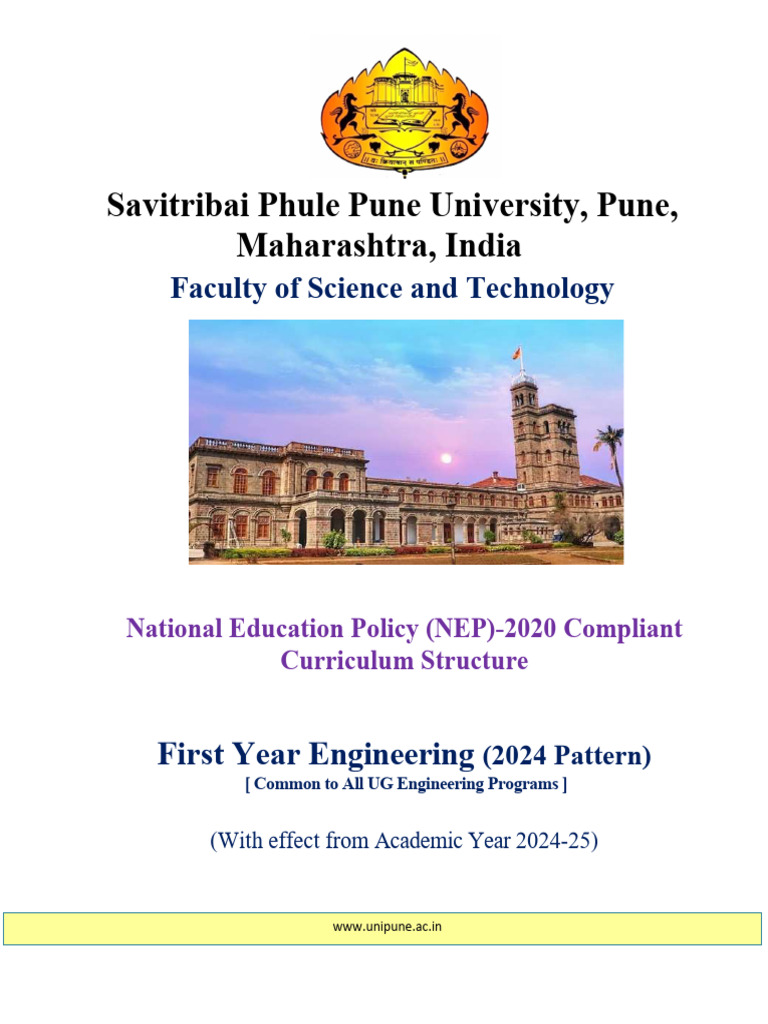 Syllabus Structure First Year Engineering 2024 Pattern (NEP-2020 ...