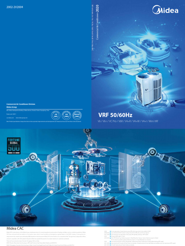 2V V6 Series VRF-77586 | PDF | Heat Exchanger | Heat Transfer