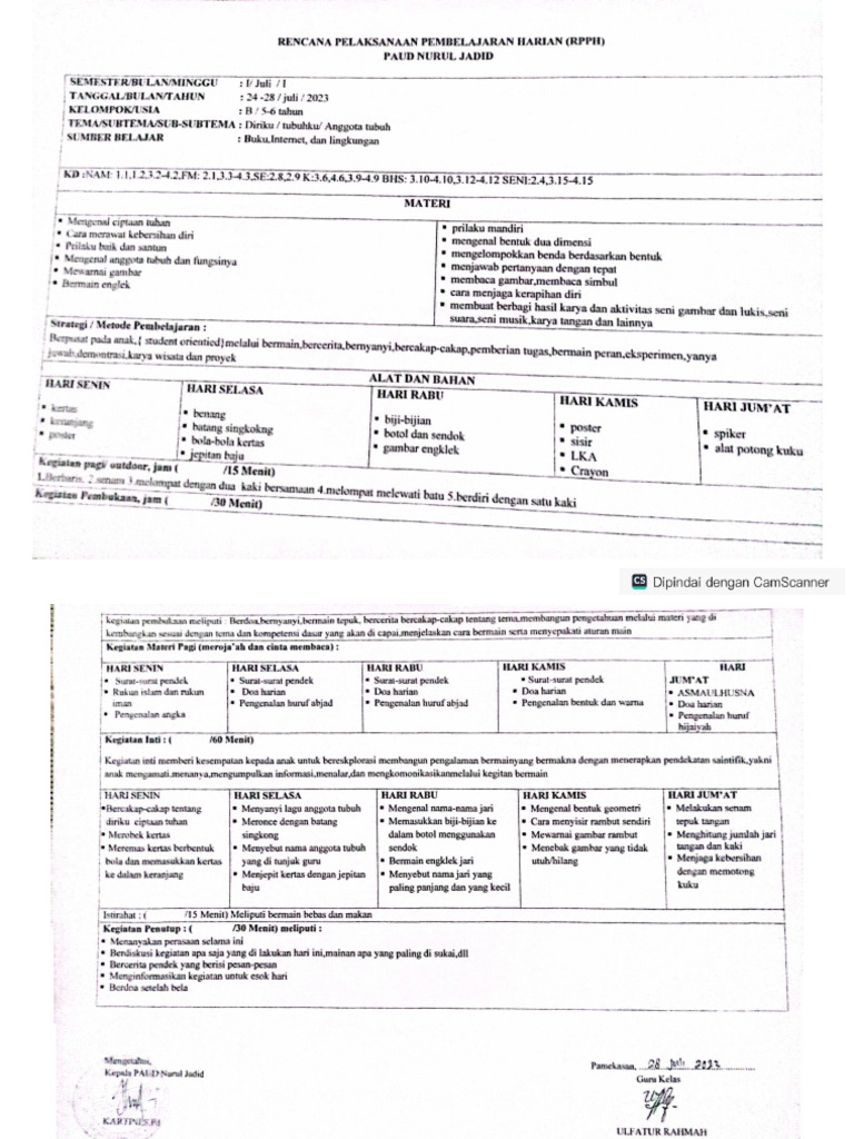 13. Rpph Merobek Dan Meremas Kertas | PDF