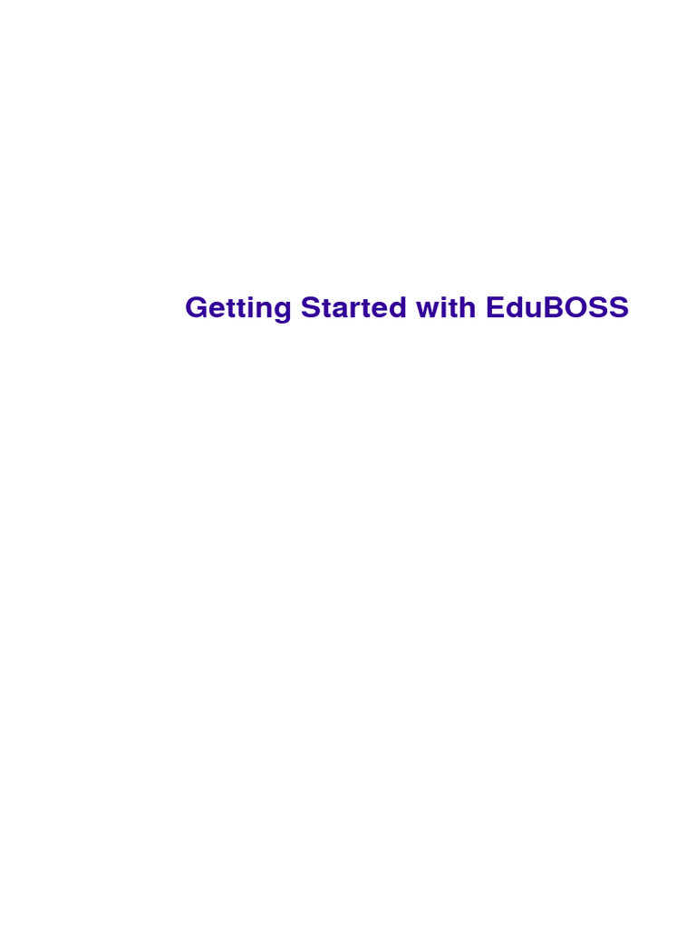 Getting_started_eduboss | PDF | Booting | Installation (Computer Programs)