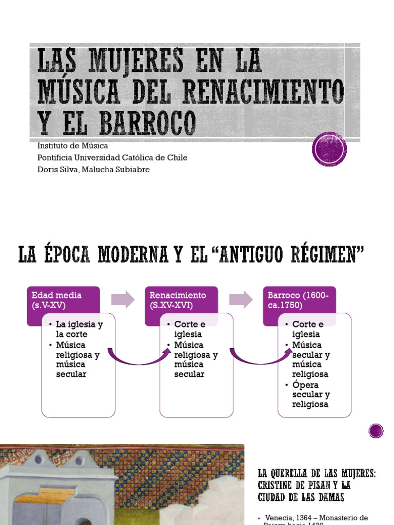 MMH 06 Renacimiento y Barroco 2-2024 | PDF | Musicología