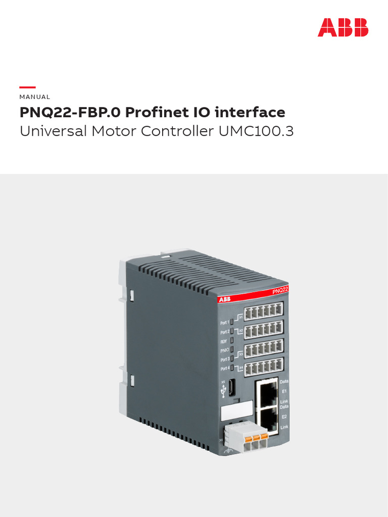 UMC100.3 Profinet IO Interface Manual | PDF | Security | Computer Security