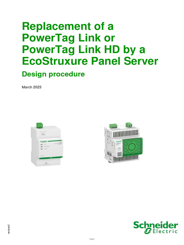Replacement of A Powertag Link by A Universal Panel Server - Design ...